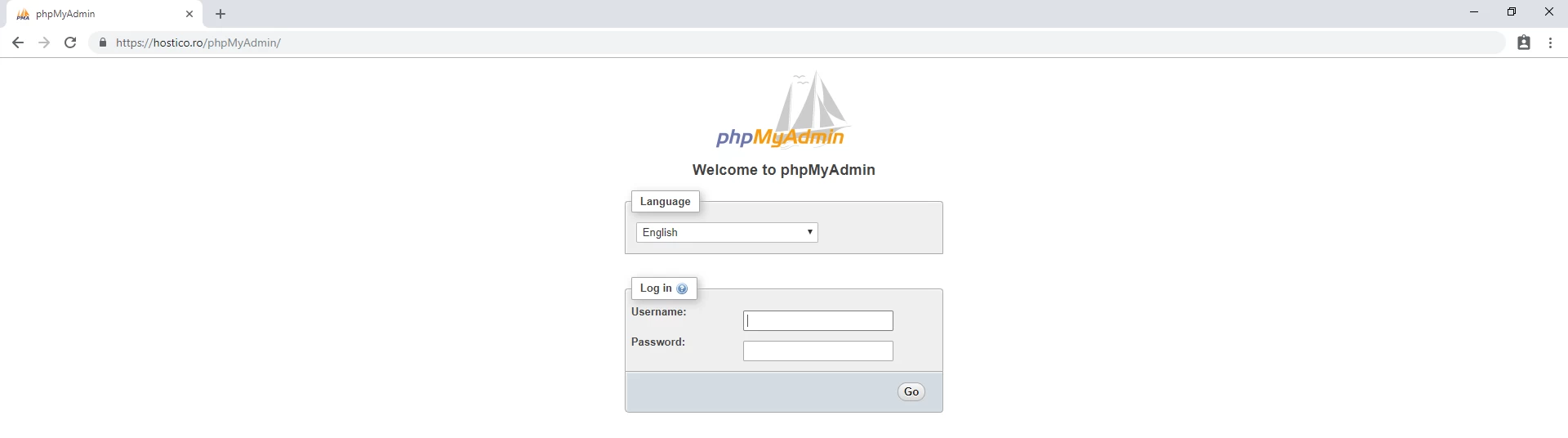 Access phpMyAdmin with direct link without cPanel | Hostico