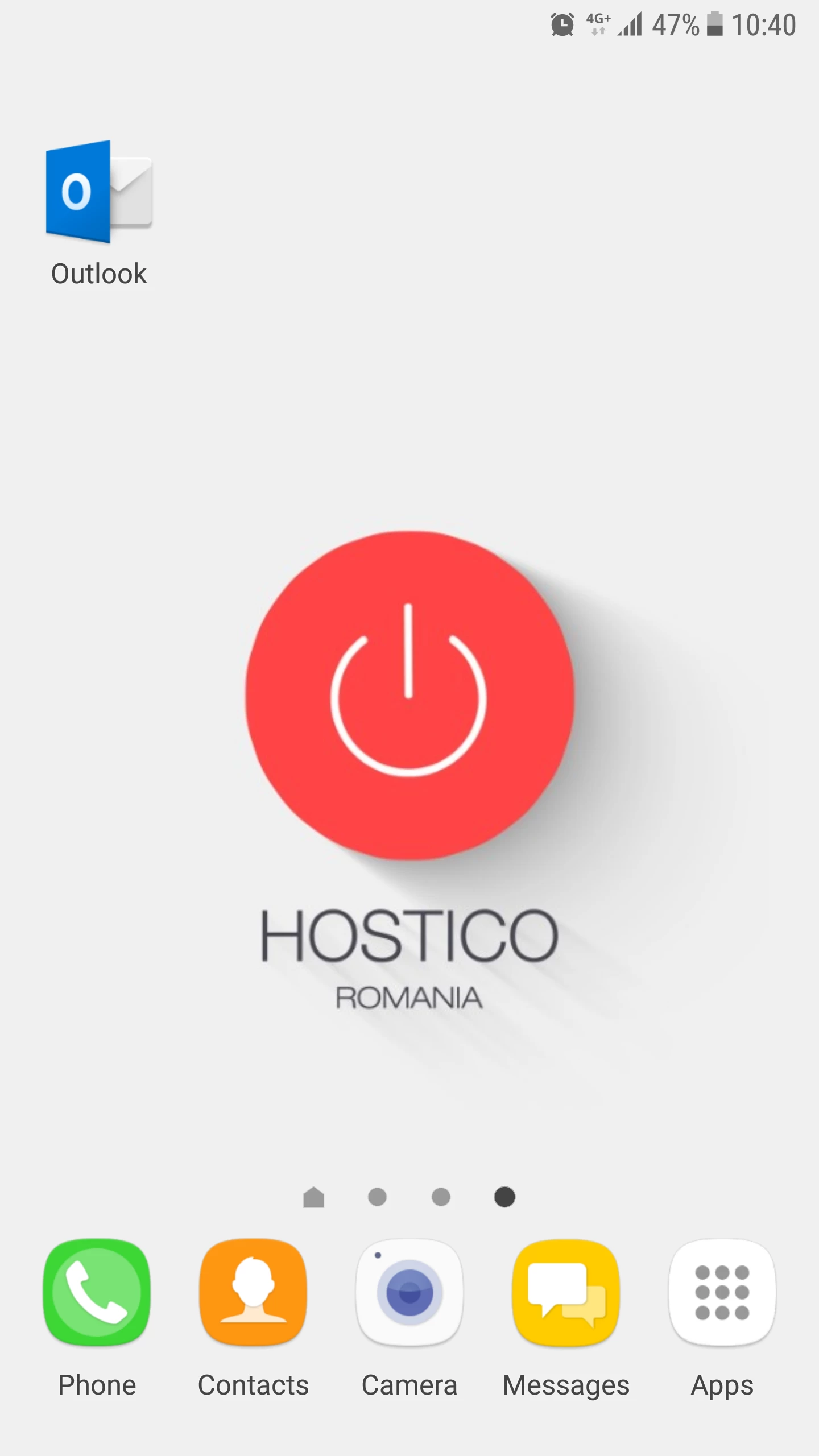 Manual configuration of an email inbox in Outlook on Android | Hostico